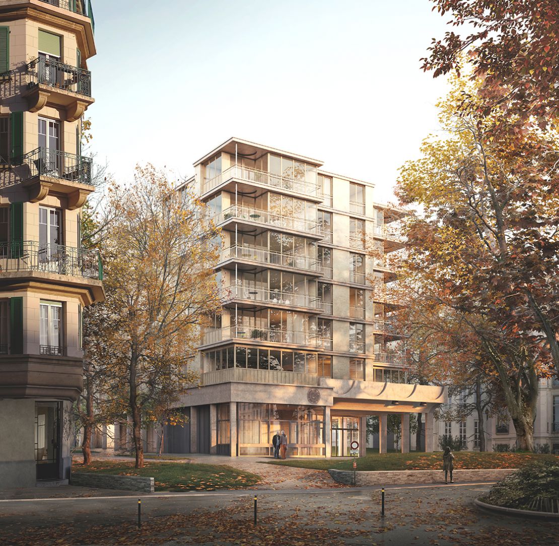 sylla widmann architectes sa / Immeuble mixte à Champel